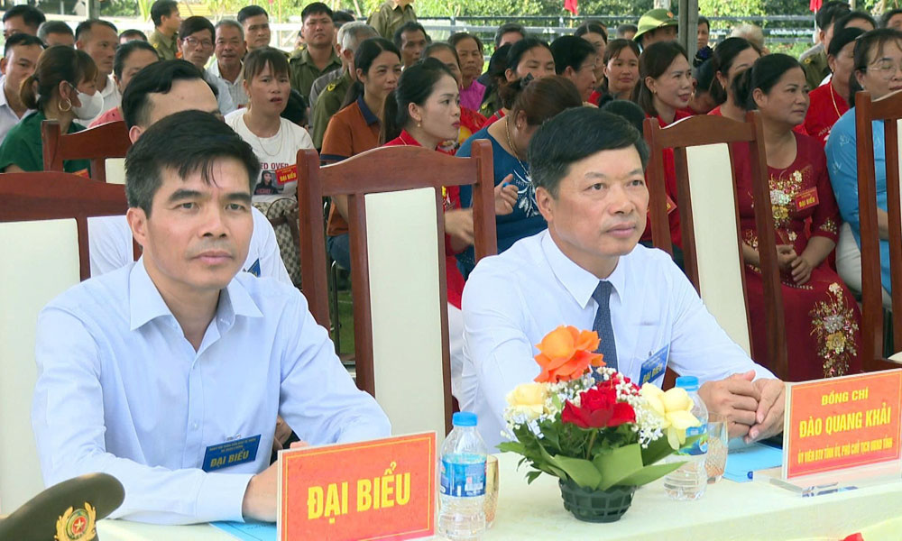 Phó Chủ tịch UBND tỉnh Đào Quang Khải dự Ngày hội toàn dân bảo vệ an ...